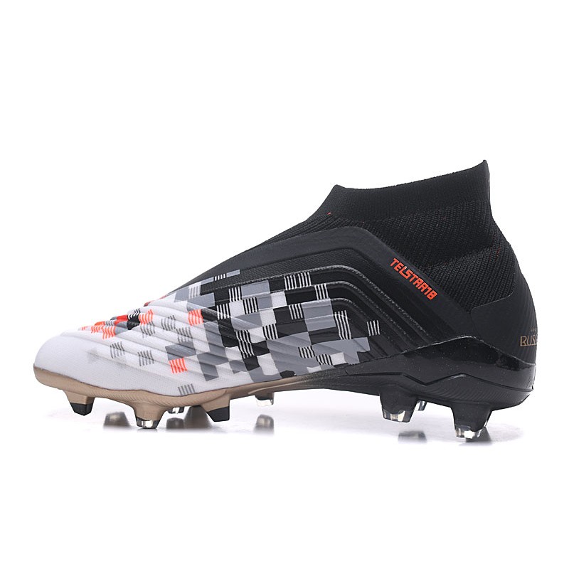 Nowe Korki Piłkarskie Adidas Predator Telstar 18+ FG Czarny Metaliczny ...